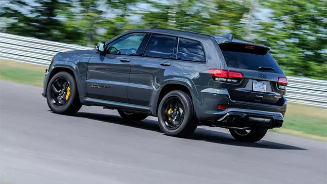 Prawf unigryw: Jeep Grand Cherokee Trackhawk