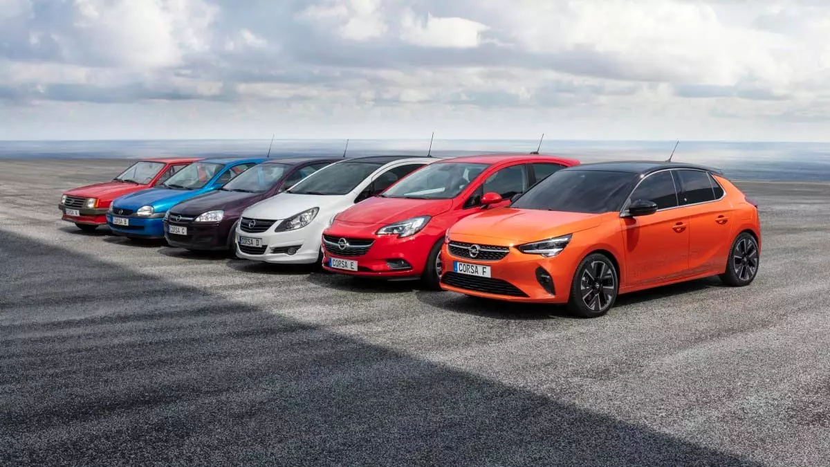 opel corsa 6 generations