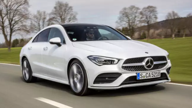 Photos of the 2019 Mercedes CLA Coupe in action