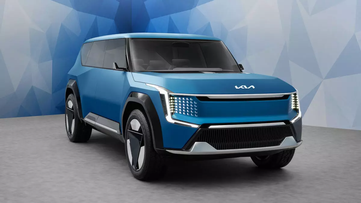 Жаңа Kia Concept EV9: Kia-ның жаңа электрлі жол талғамайтын көлігі 2023 жылы келеді