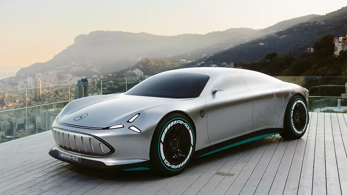 Nytt Mercedes-AMG Vision Concept: en titt på fremtidens elektriske sportsbiler