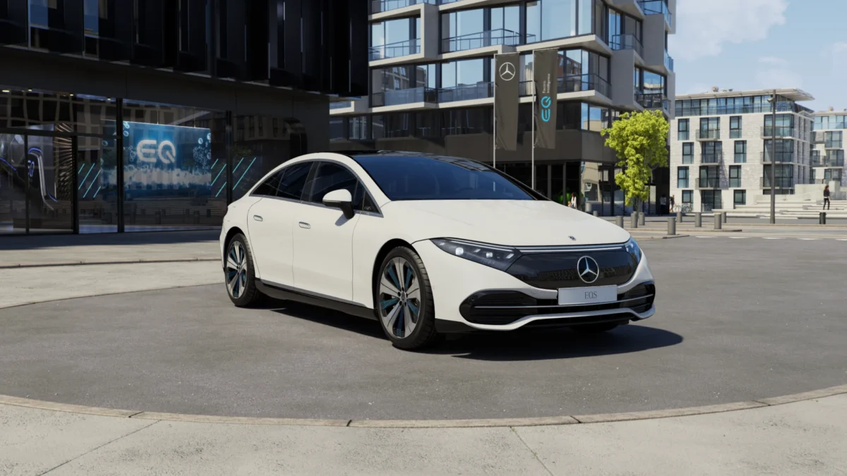 አዲስ መርሴዲስ ቤንዝ EQS 450 4MATIC 2022፡ ተጨማሪ ሃይል እና ሁለንተናዊ ተሽከርካሪ