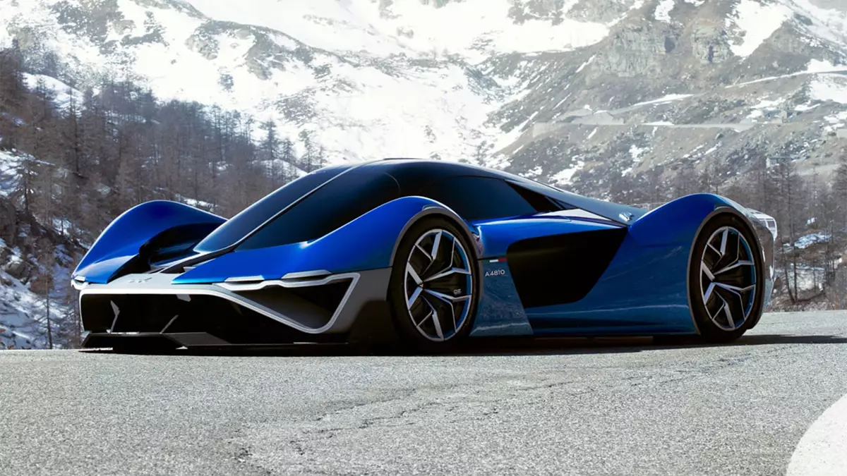 Alpine A4810 Concept: un futurista prototip propulsat per hidrogen que ens agradaria veure a la realitat