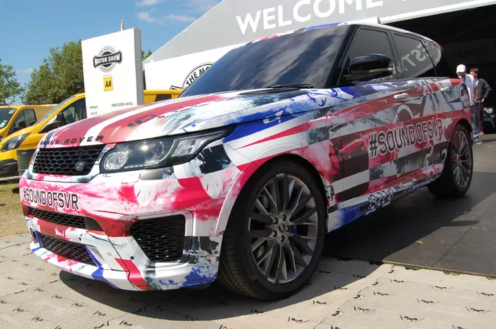 Range Rover Sport SVR : repéré à Goodwood