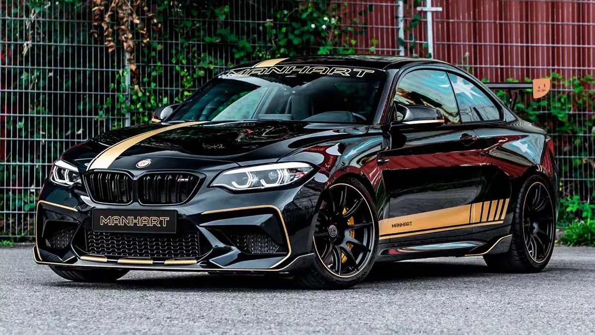 Tartanka BMW M2 waxa uu kor u qaadaa awoodiisa ilaa 630 hp mahada leh Manhart