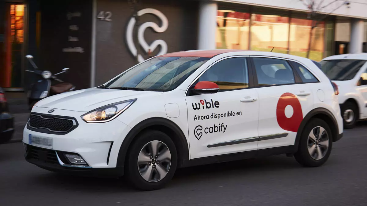 Berbagi mobil di Madrid: Sekarang Anda dapat memesan mobil Wible dari aplikasi Cabify