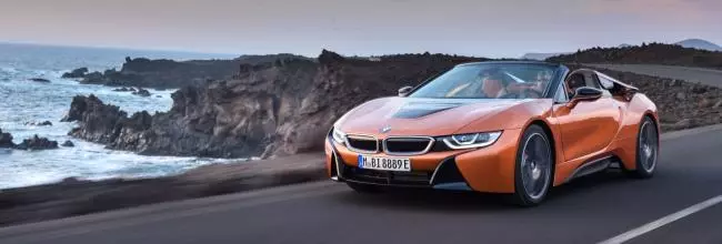 BMW i8 Roadster: de cabriolet fan 'e takomst is hjir