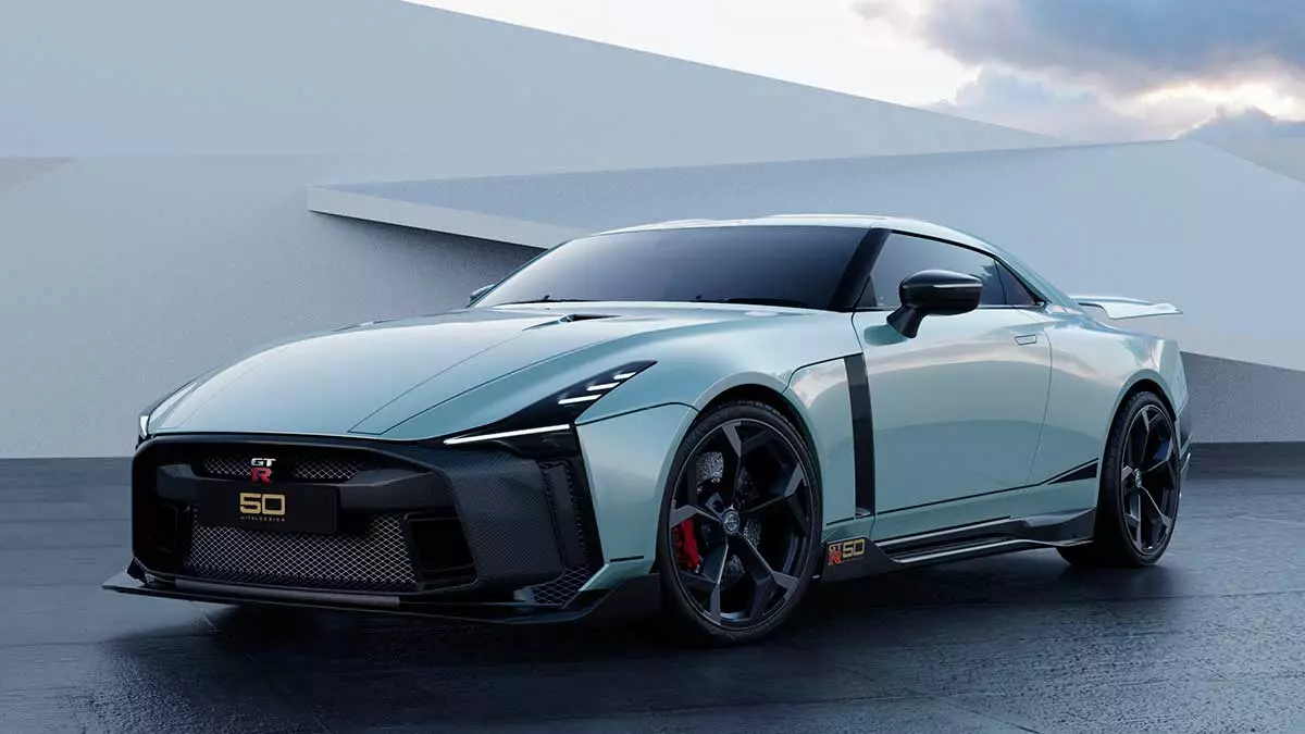 nissan gt r50 site na italdesign mmepụta mint fr34 isi iyi