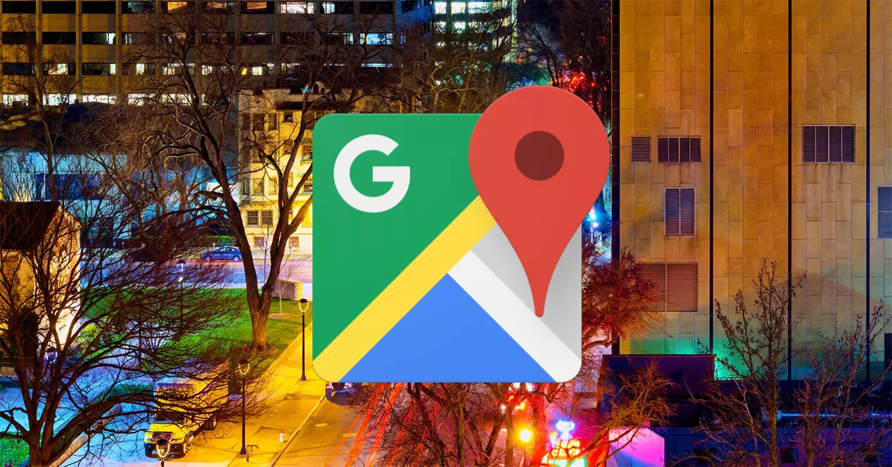 Google Maps strade illuminate