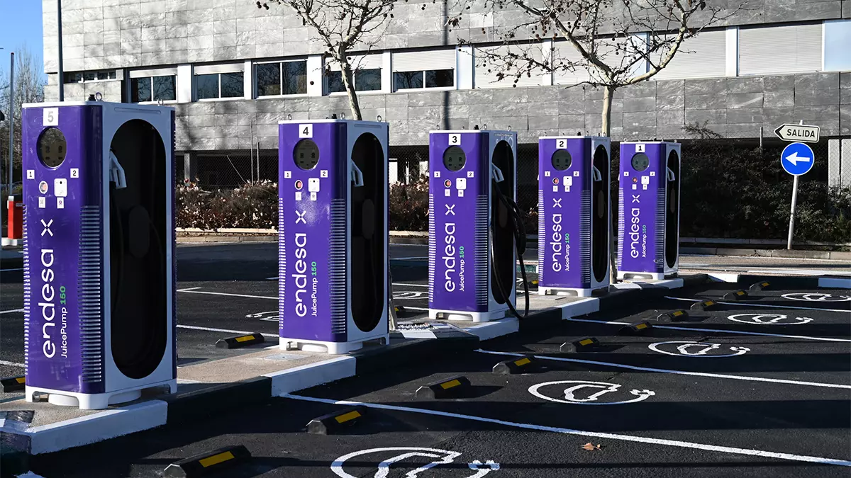 Ang Endesa X ug Eysa nag-inagurahan sa kinadak-ang charging station sa Spain sa Madrid