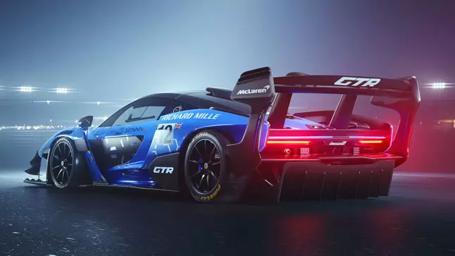 McLaren Senna GTR spate