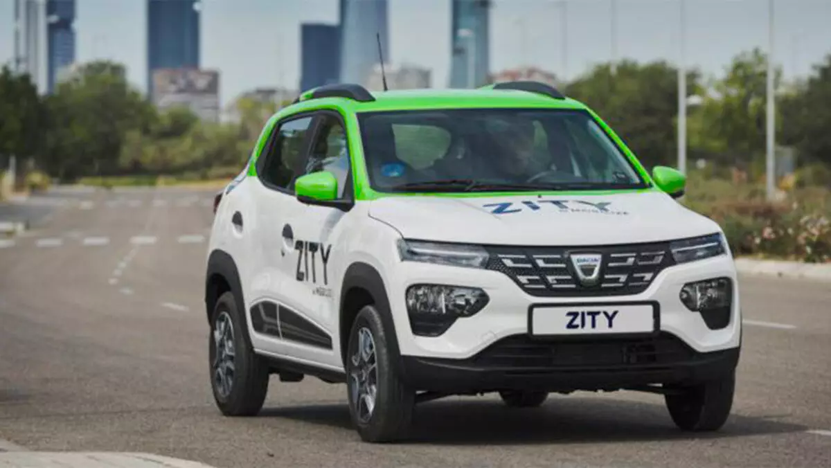 Perusahaan enggo bareng mobil Zity nambahake 250 Dacia Spring menyang armada kendaraan ing Madrid