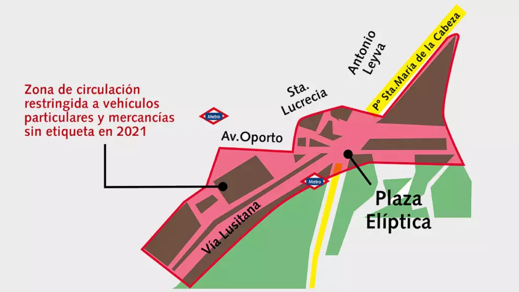 Elliptesch Quadrat niddereg Emissiounen