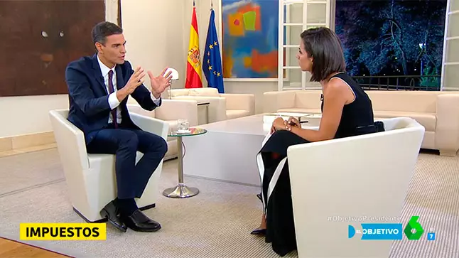 Pedro Sánchez dringt oan op de dieselbelesting yn syn ynterview op La Sexta 15607_1