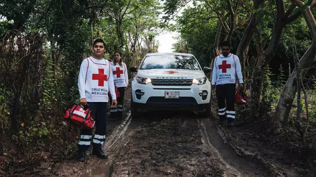 Land Rover Červeného kríža Mexiko