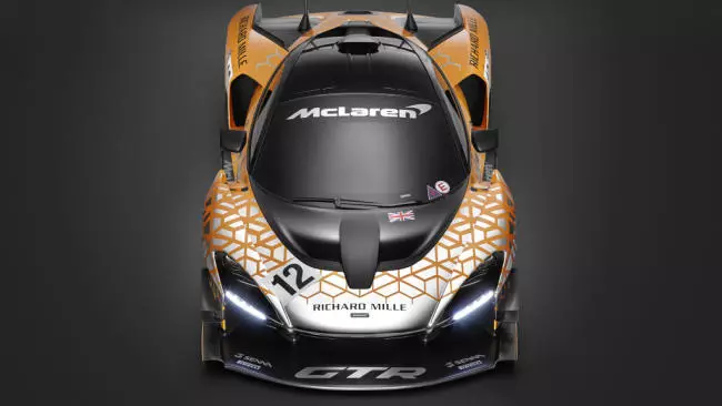 McLaren Senna GTR, naf tartanka