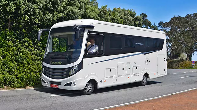 Wout atravè Galicia ak motorhome Concorde Charisma 900M