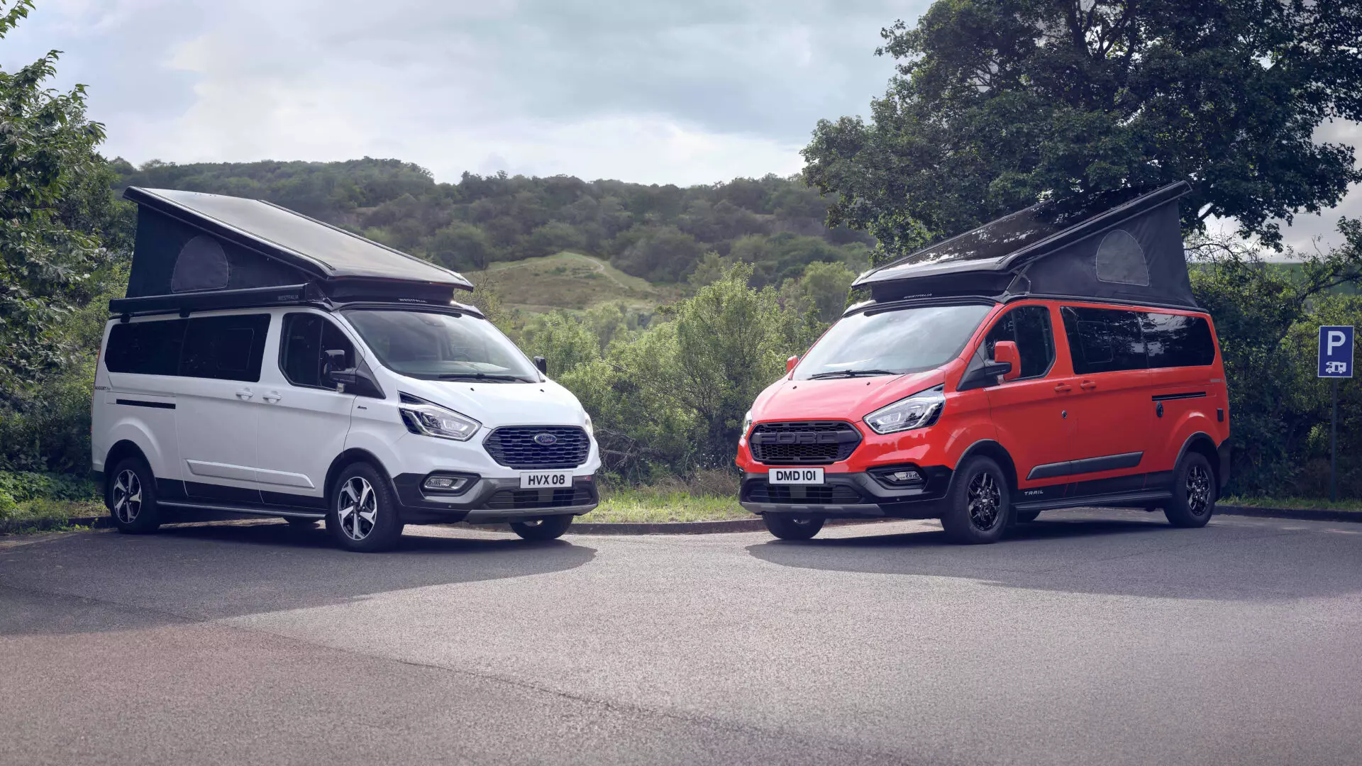 De Ford Transit Custom Nugget debutéiert déi nei Active an Trail Versiounen