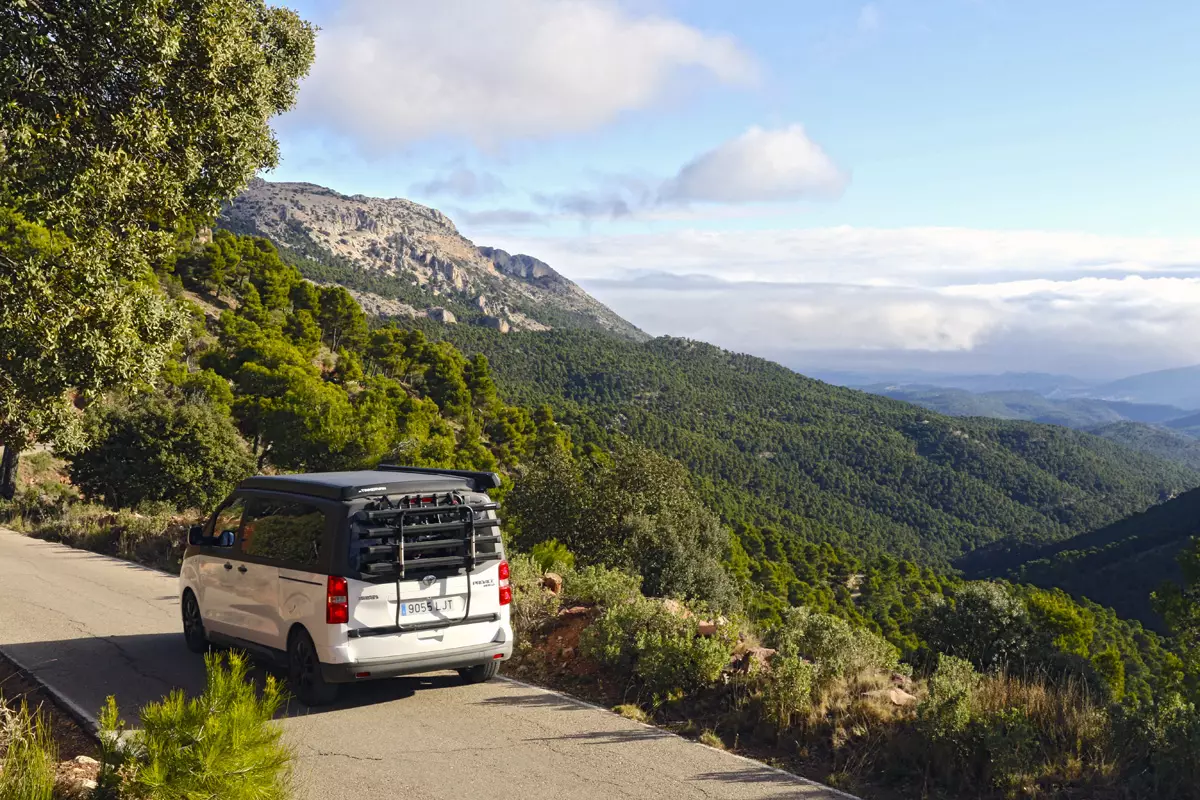 Toyota Proace Camper: Sierra de la Espuña، قلب سبز مورسیا