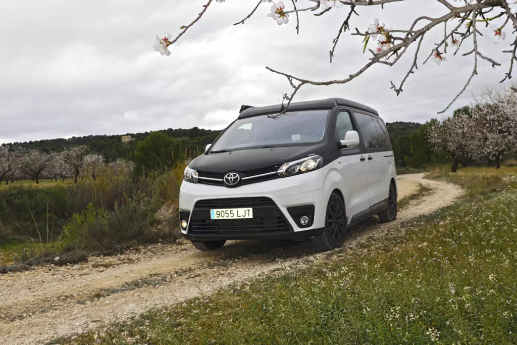 Toyota Proace Camper, Sierra de la Espuña, jantung hijau Murcia, Gebas