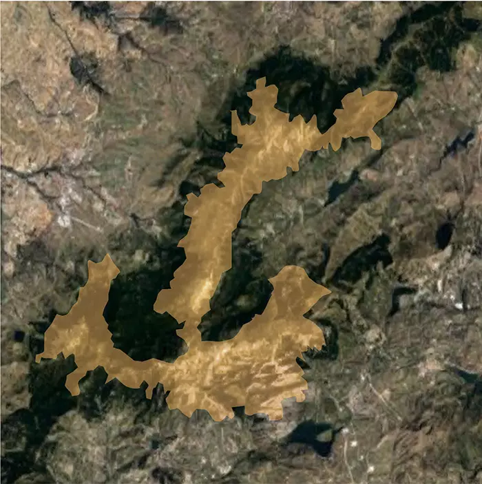 mapa sa guadarrama