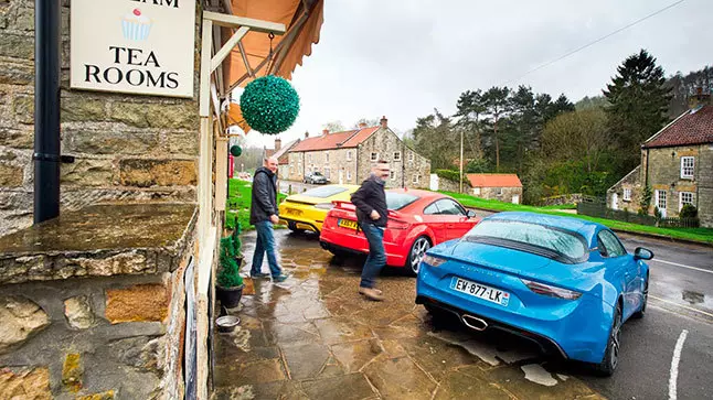 Comparison: Alpine A110, Porsche Cayman S and Audi TT RS