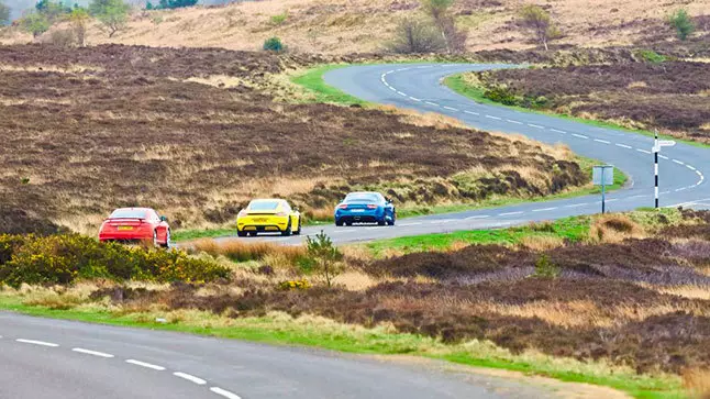 Comparison: Alpine A110, Porsche Cayman S and Audi TT RS