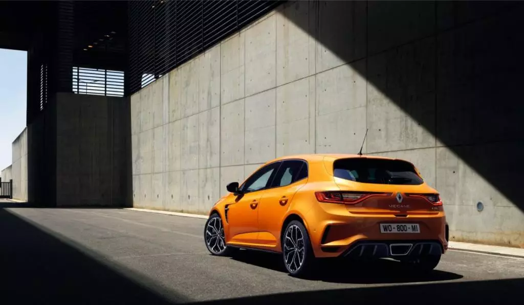 Rear of the Renault Mégane R.S. 2018