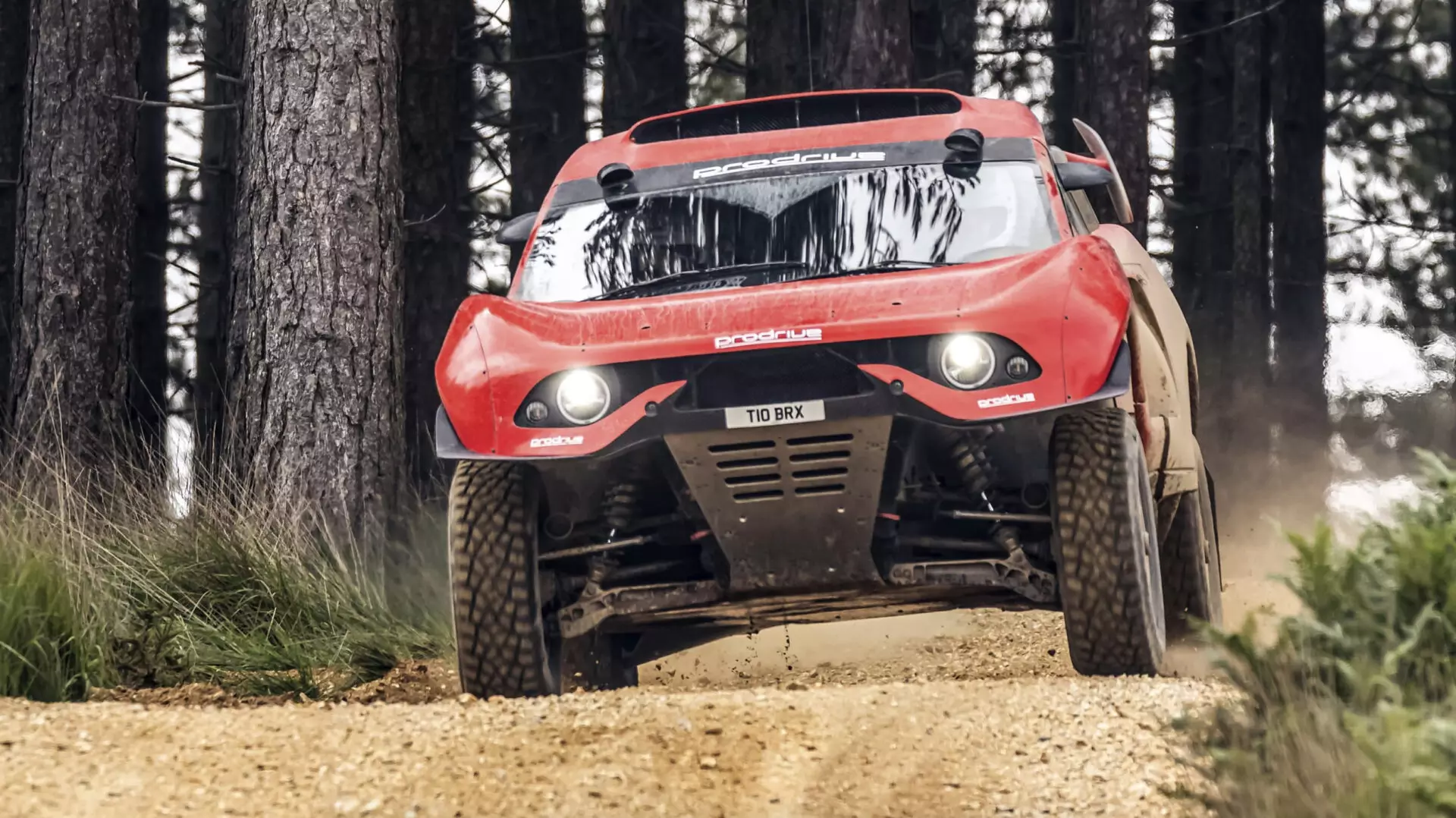 Test Prodrive Hunter T1+: efter it stjoer fan in rally-raid-monster