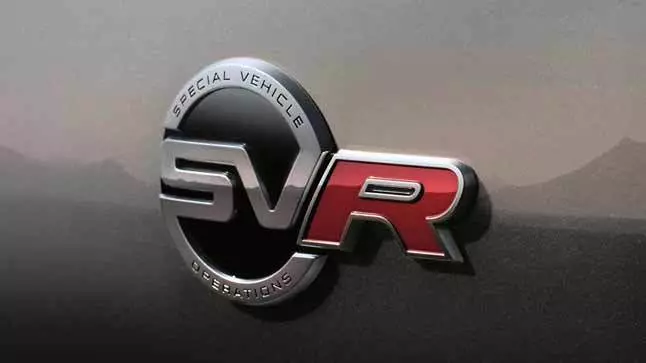 Logo Jaguar F-Pace SVR