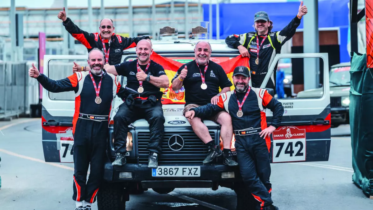 Ikipe ya RumboZero Dakar 2022 Mercedes-Benz GE 320