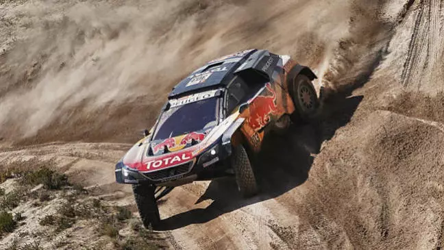 Billeder af sejren af Carlos Sainz og Lucas Cruz i Dakar 2018