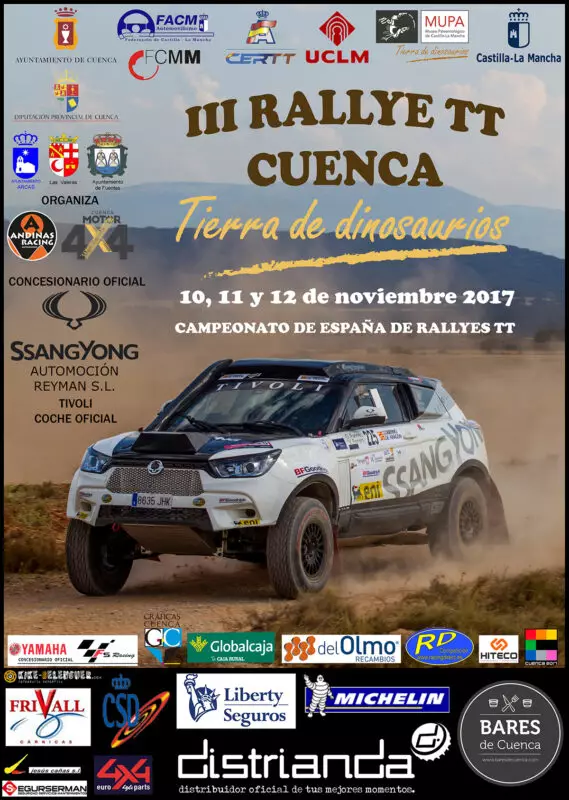 cartaz de rali 10262017 terra dos dinossauros