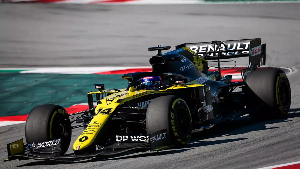 Fernando Alonso, F1'in Renault R.S.20'sini test ediyor: "Şu anda araç benden daha hızlı"