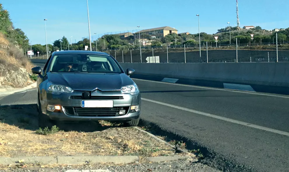 camoufléiert Radar Auto