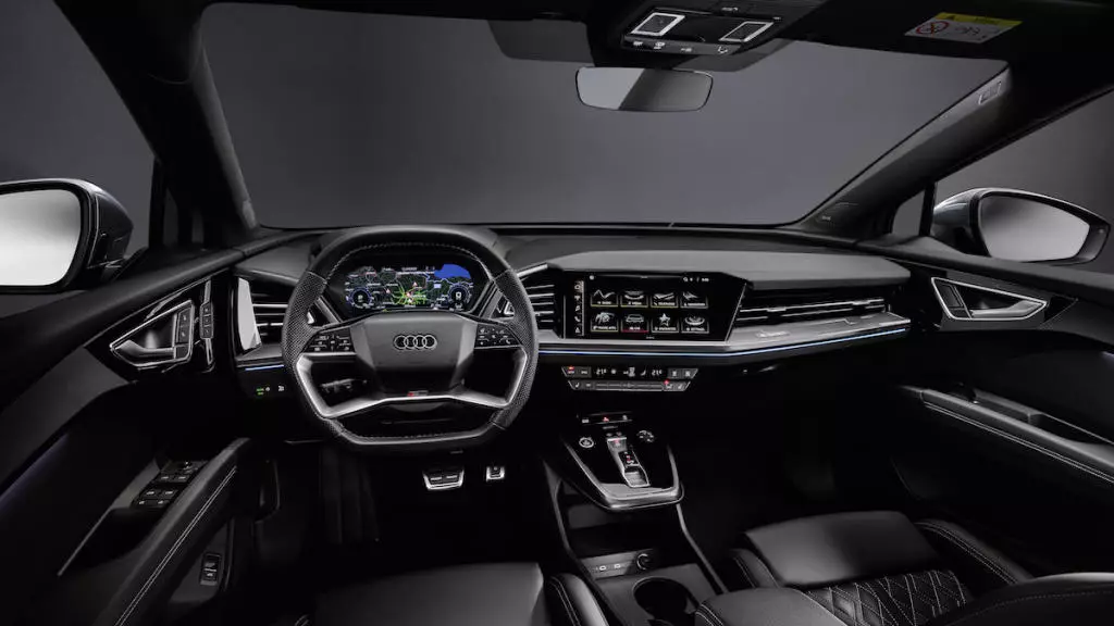 New Audi Q4 e tron dashboard