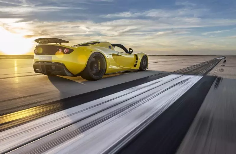 Rear Hennessey Venom GT Spyder