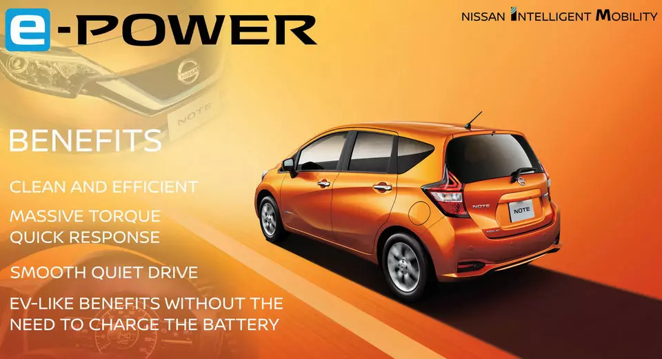 Nissan Note E-Power, extended range electric