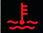 temperature warning light