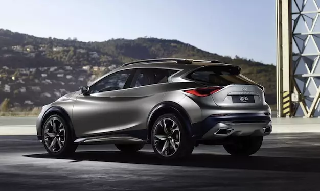 infiniti qx30 концептуален герой изображение 19 февруари 2015 г. 300dpi