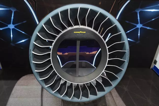 Бейне: бұл Goodyear Aero, болашақтың автономды ұшатын көліктерінің шинасы