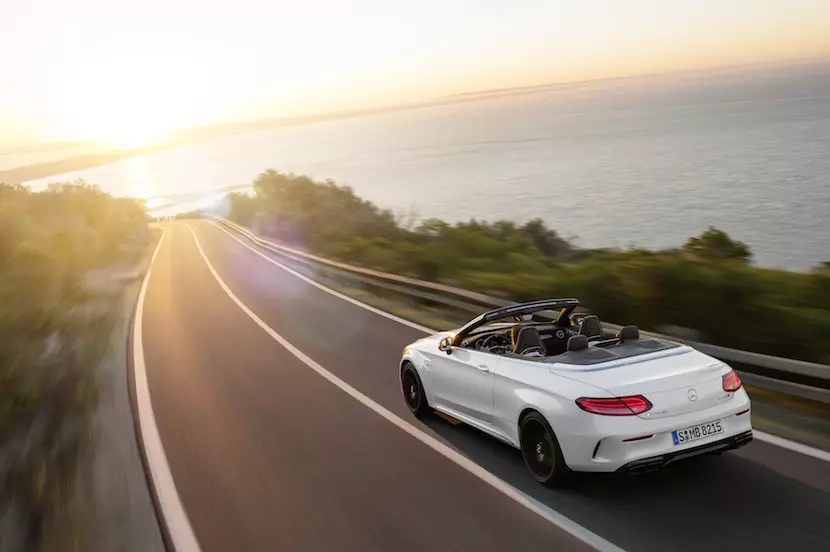 Rear Mercedes-AMG C 63 Convertible