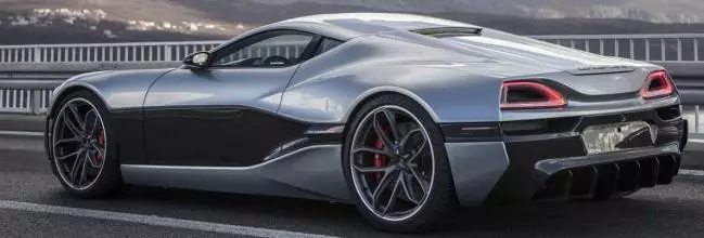 Rimac Concept_One, jaunais elektriskais supersporta auto ar 1088 CV