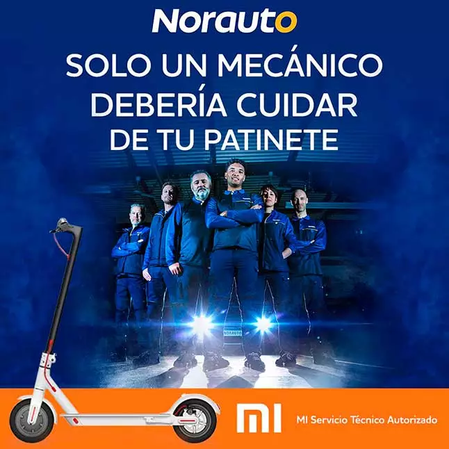 Norauto, ntchito yatsopano yaukadaulo ya scooter ya Xiaomi