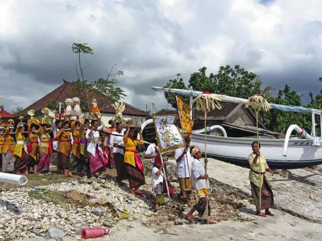 bali üzerinden yol