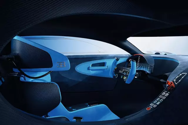 Bugatti Vision Gran Turismo, innrétting