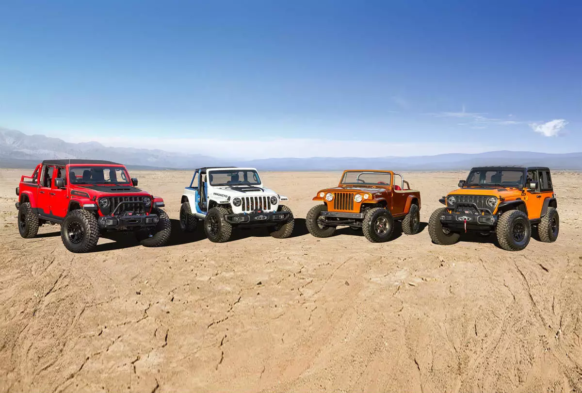 Der 2021 Moab Jeep Safari Jeep Wrangler und Gladiator sind da