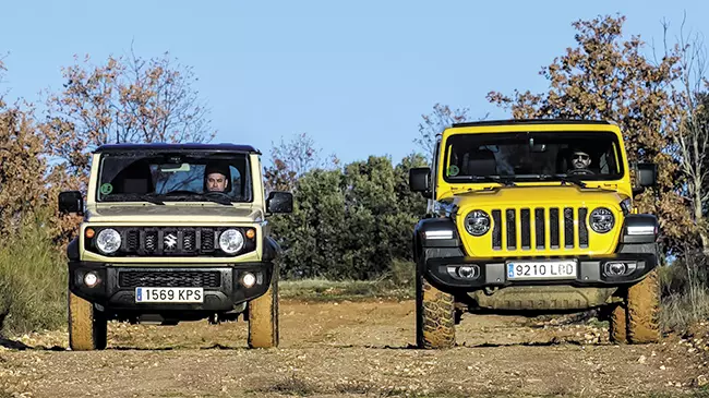 Suzuki Jimny vs. 2020 Jeep Wrangler Rubicon: Cladogenesis Easbhóthair