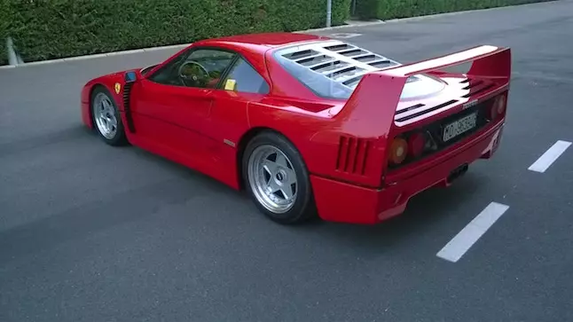 1992 ferrari f40coys nurburgring