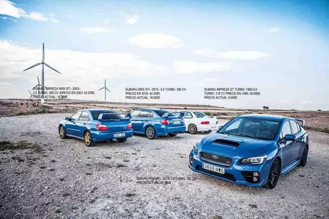 The Subaru WRX STI versus its predecessors 25582_1